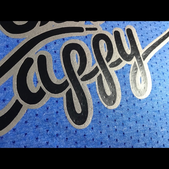 Shirts | Run Happy Blue Dry Fit W Reflective Letters | Poshmark